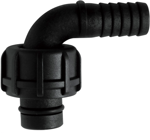 Kunststof Slang Tule Haaks x wartel 1 - met nippel 1 Dial